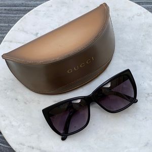 Gucci | Accessories | Gucci Black Cateye Sunglasses Limited Edition Pair | Poshmark